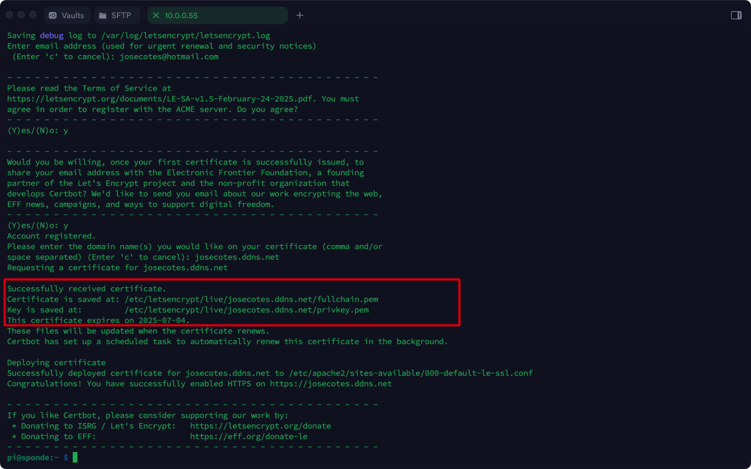 How to Add a Free SSL Certificate to Your Raspberry Pi with Let's ...